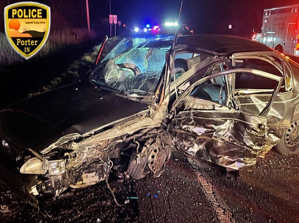 Woman dies in wake of head-on collision on U.S. 20, Porter police say