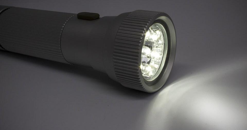 Flashlight scavenger hunt