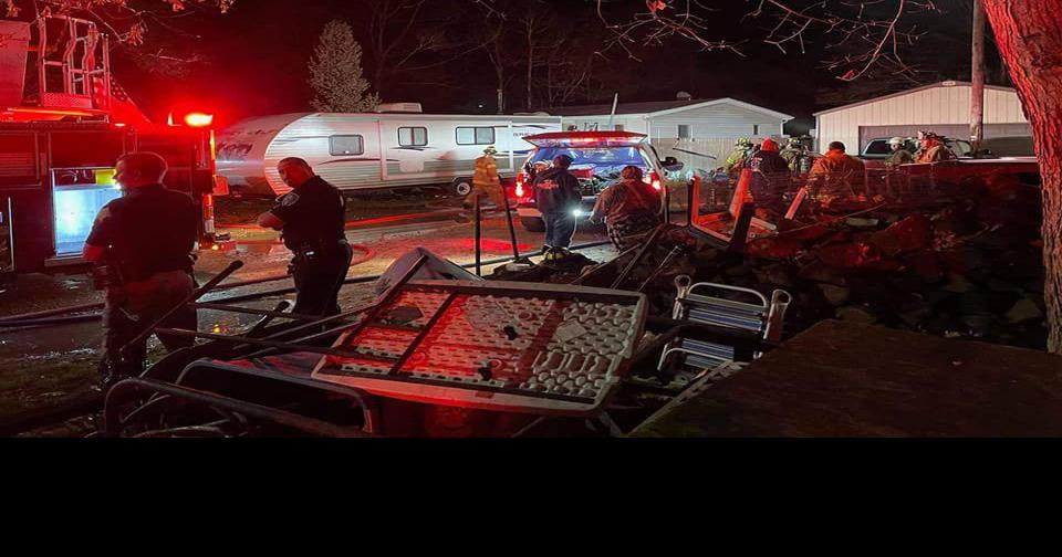 Residents report hearing explosion in house fire; investigation ongoing ...