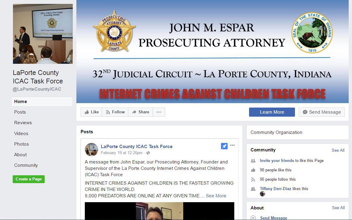 Facebook page helps parents protect kids