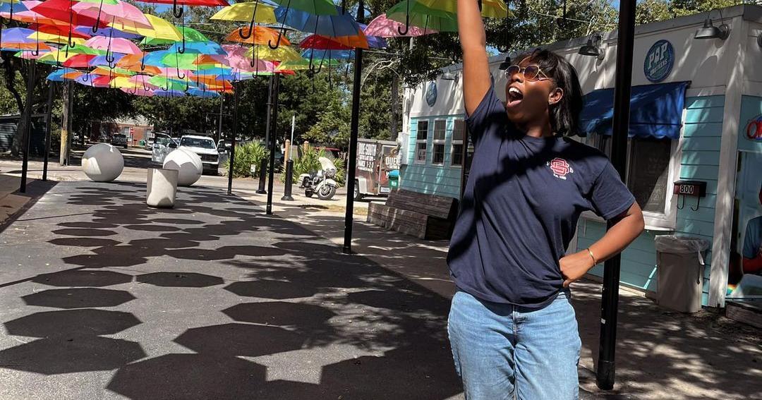 "This is Beautiful!" Umbrella Sky Public Art Installation High Above ...