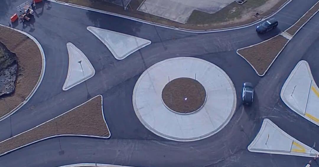 And Around We Go! OS Road & Roundabout Open to Traffic in Time for the ...