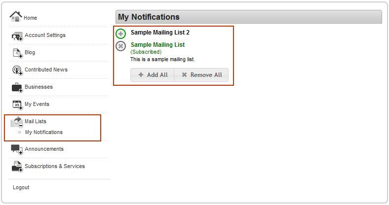 User Registration and Log in | Misc | oldhelp.bloxcms.com