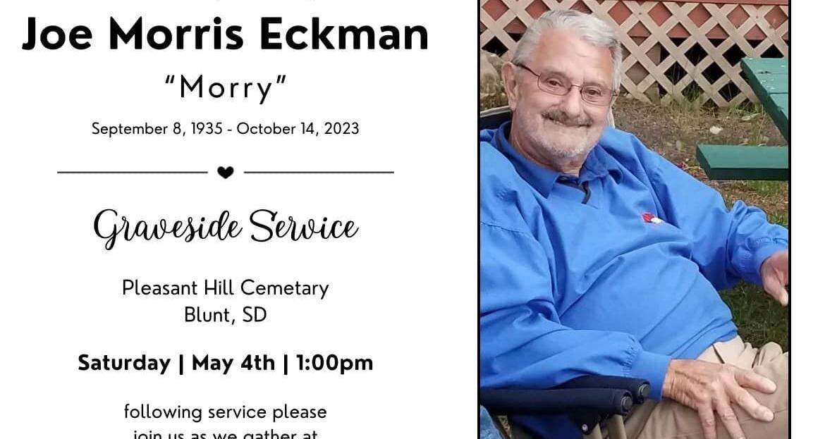 Joe Morris “Morry” Eckman | Obituaries | onidawatchman.com