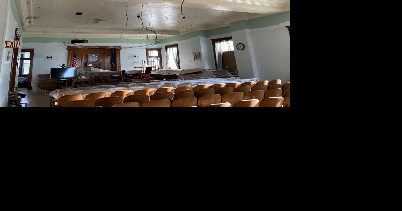 Courtroom ceiling latest endeavor of Sully County Historical Society ...
