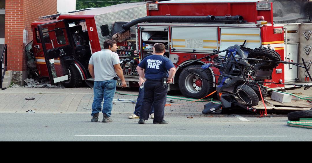 VIDEO: Footage of fire truck collision