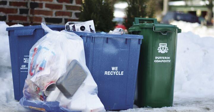 Dufferin County ranks third for waste diversion across Ontario