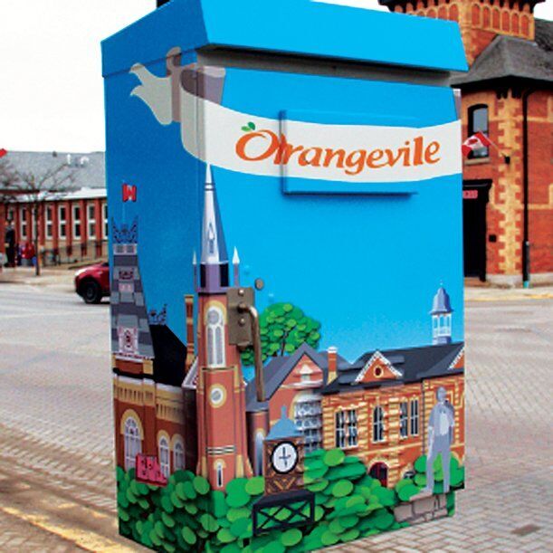 Artists needed for 2018 Orangeville utility box art program