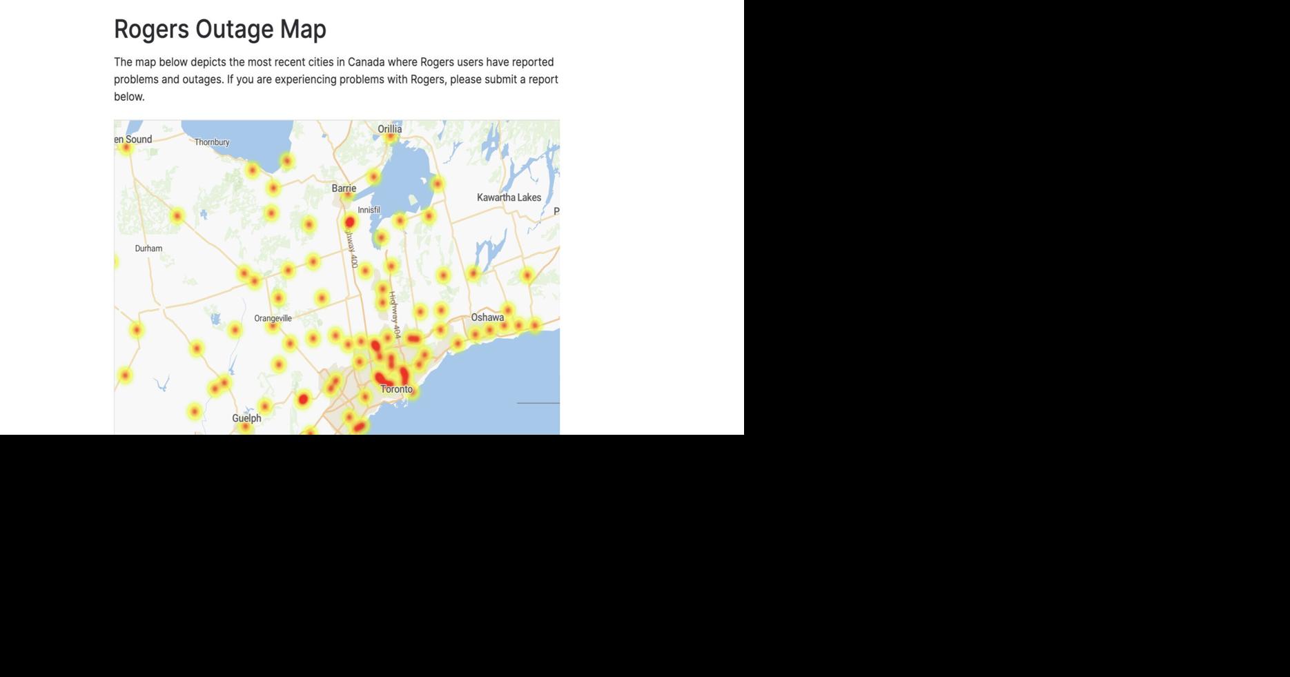 Rogers outage impacts customers in Orillia, Alliston, Bolton, Caledon ...