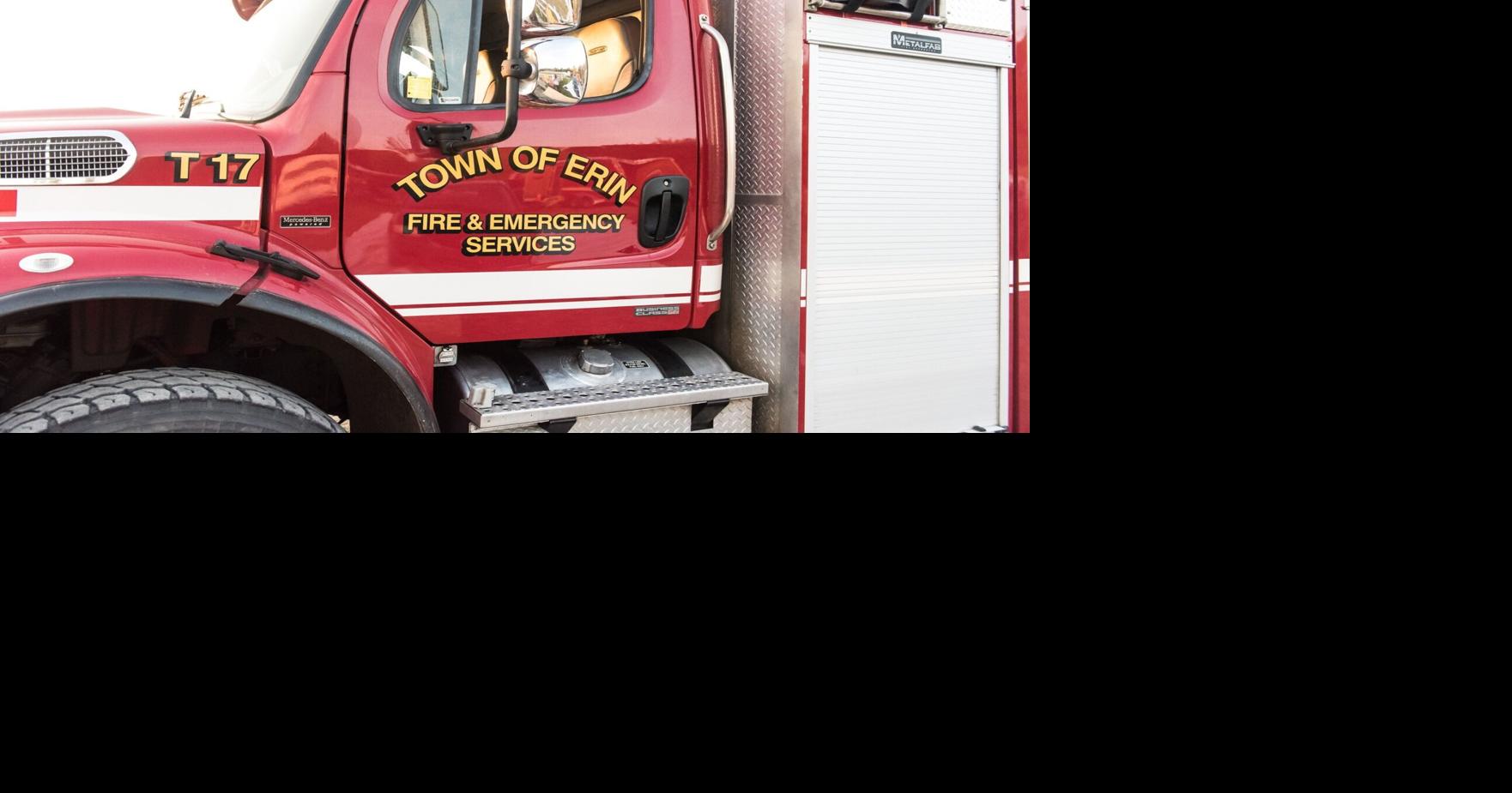 Erin fire crews sees an increase in motor vehicle collisions