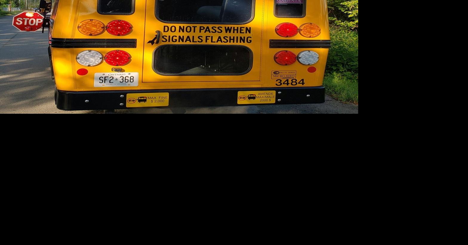 Dufferin OPP remind motorists to stop for school buses