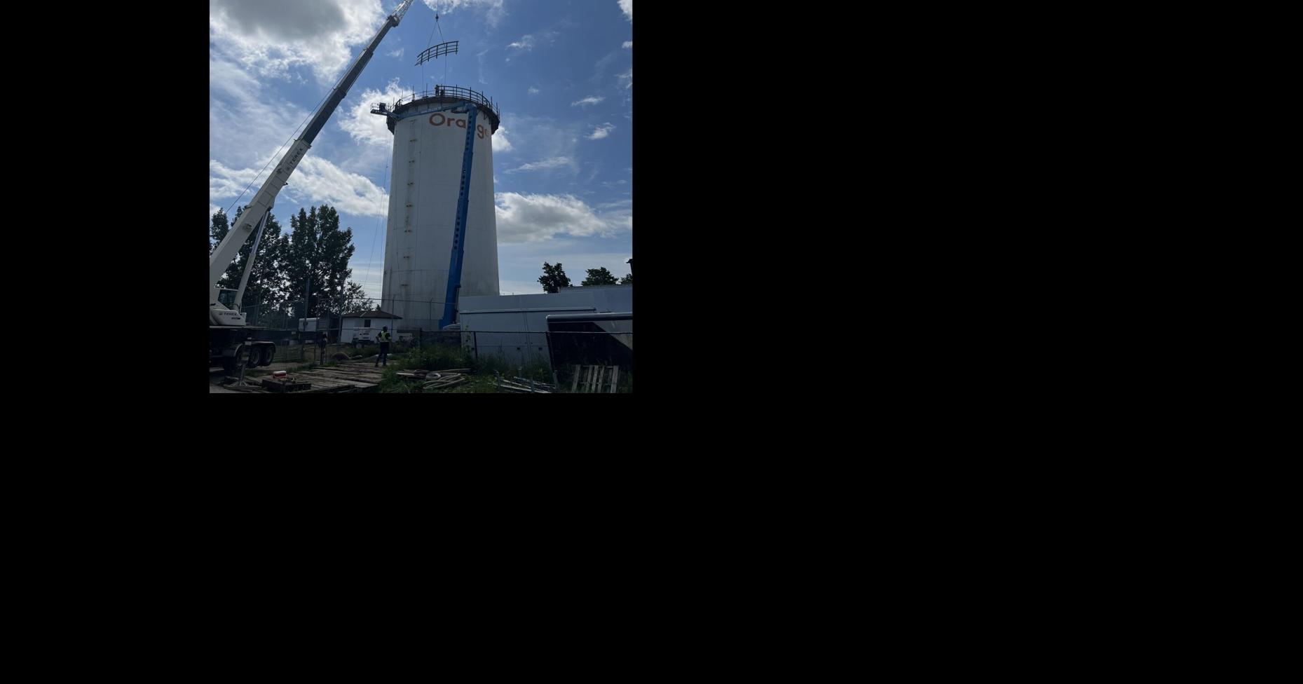 Orangeville’s Commerce Road standpipe under rehabilitation