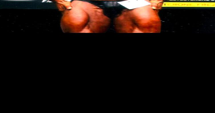 Bodybuilder stands atop podium at provincial contest