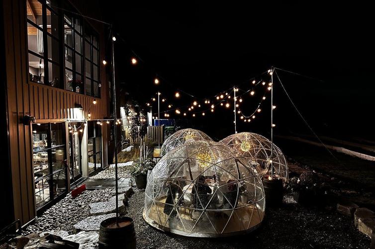Enjoy fine dining outdoors at 2 Hockley Valley properties