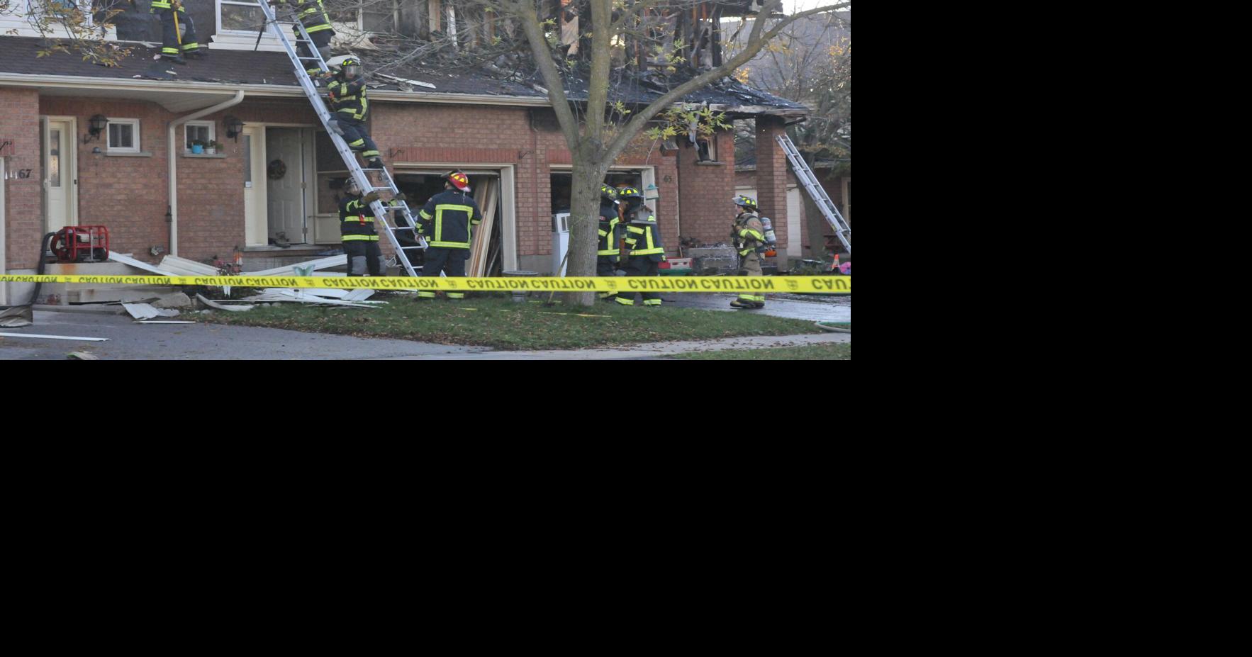 Police lay arson charge after fire destroys Orangeville townhouses