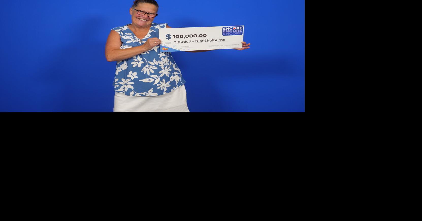 Winning Encore ticket bought at Giant Tiger in Shelburne