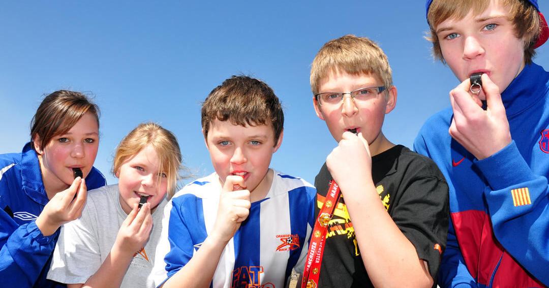 Young referees learning to make the tough calls