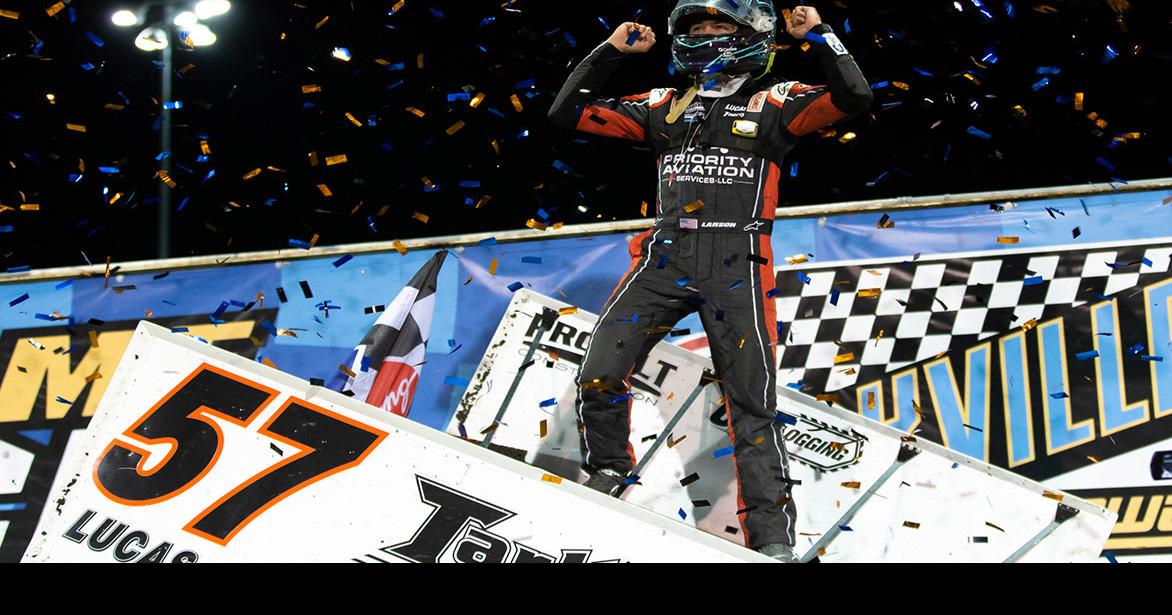 Kyle Larson sweeps Knoxville doubleheader | Knoxville | oskaloosa.com