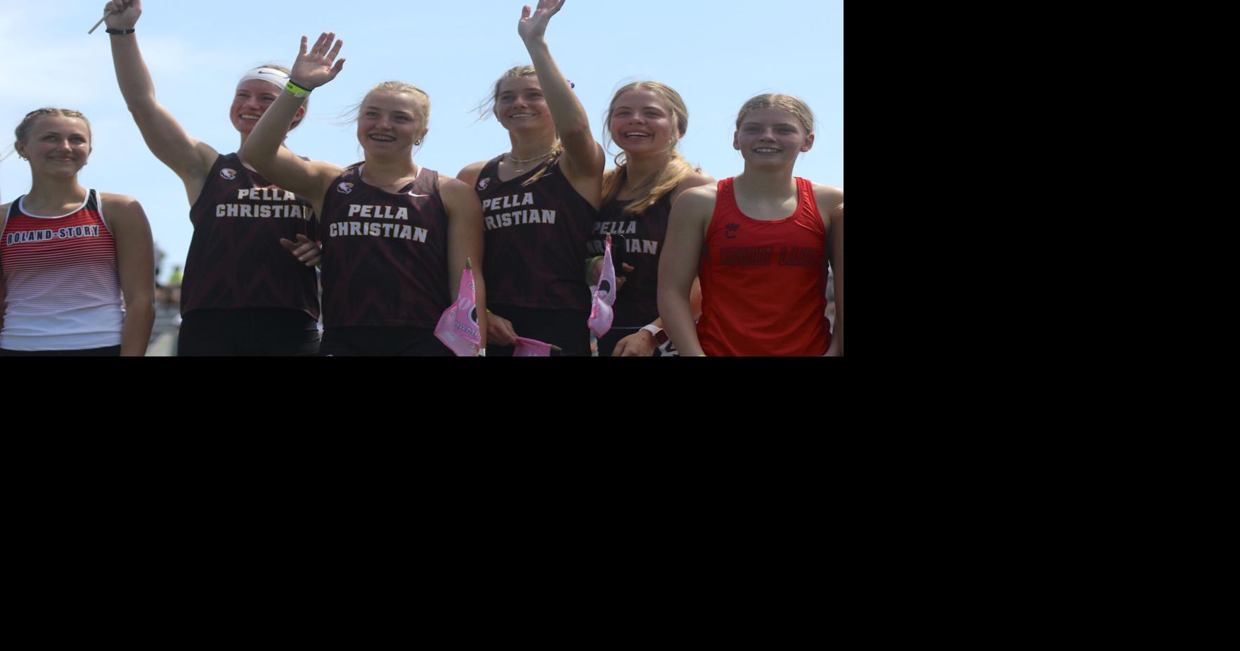 Pella Christian 4x200 scores record-breaking win, Pella’s King grabs ...