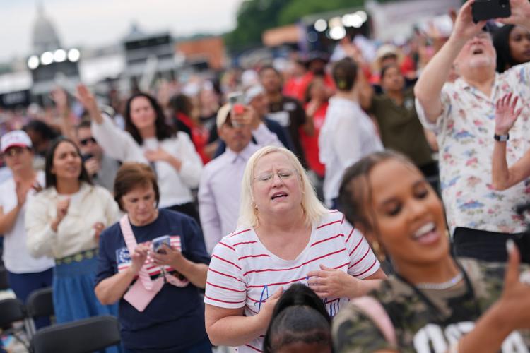 Washington Prayer Rally Draws Thousands To The National Mall In Photos