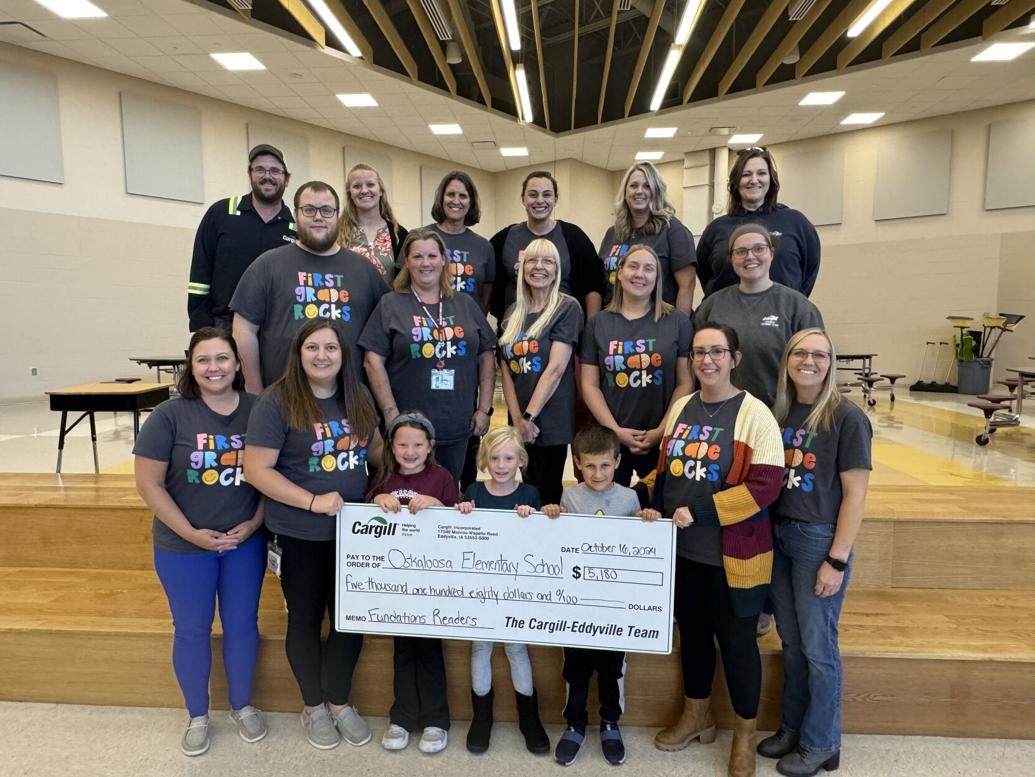 Cargill grant helps boost literacy efforts at Oskaloosa Elementary ...