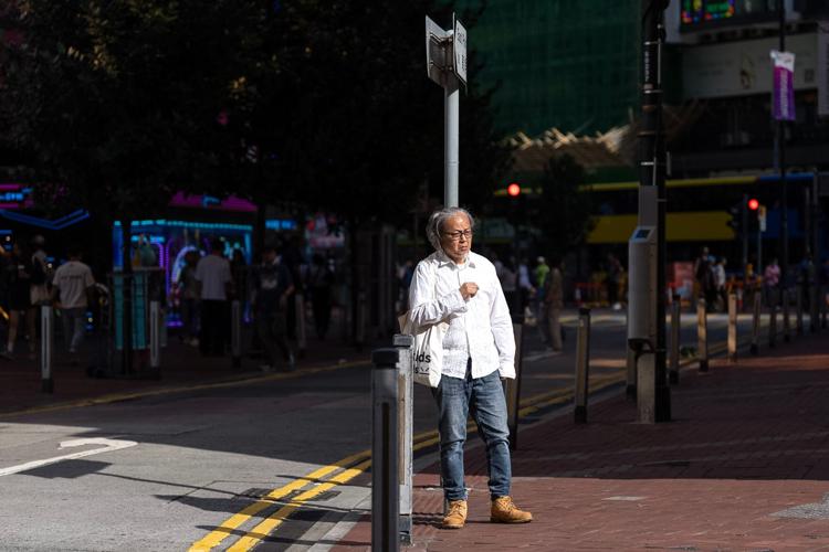 A Hong Kong artist tries to mark the Tiananmen crackdown. Police ...