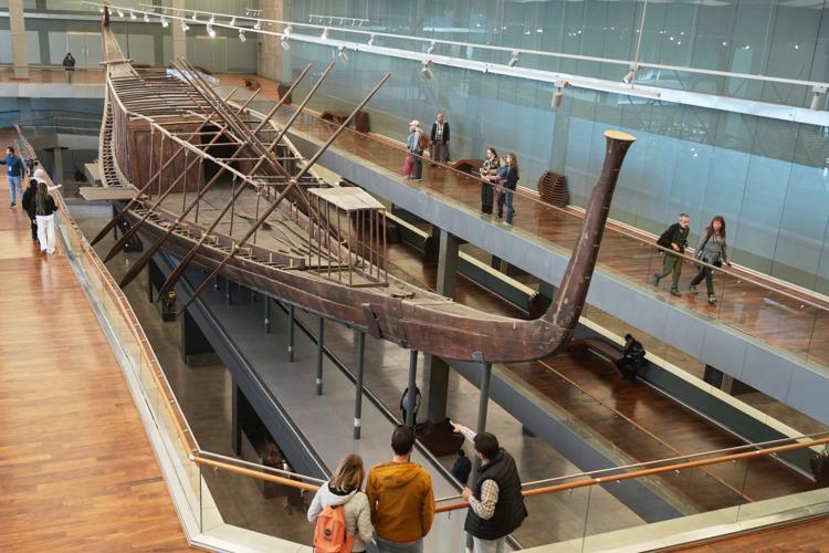 Ancient Egyptian pharaoh's boat reassembled in real time at Grand ...