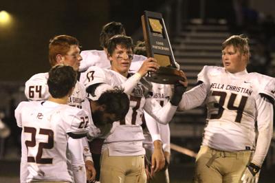 No. 1 Grundy Center pulls away late to eliminate Pella Christian, 35-12 ...