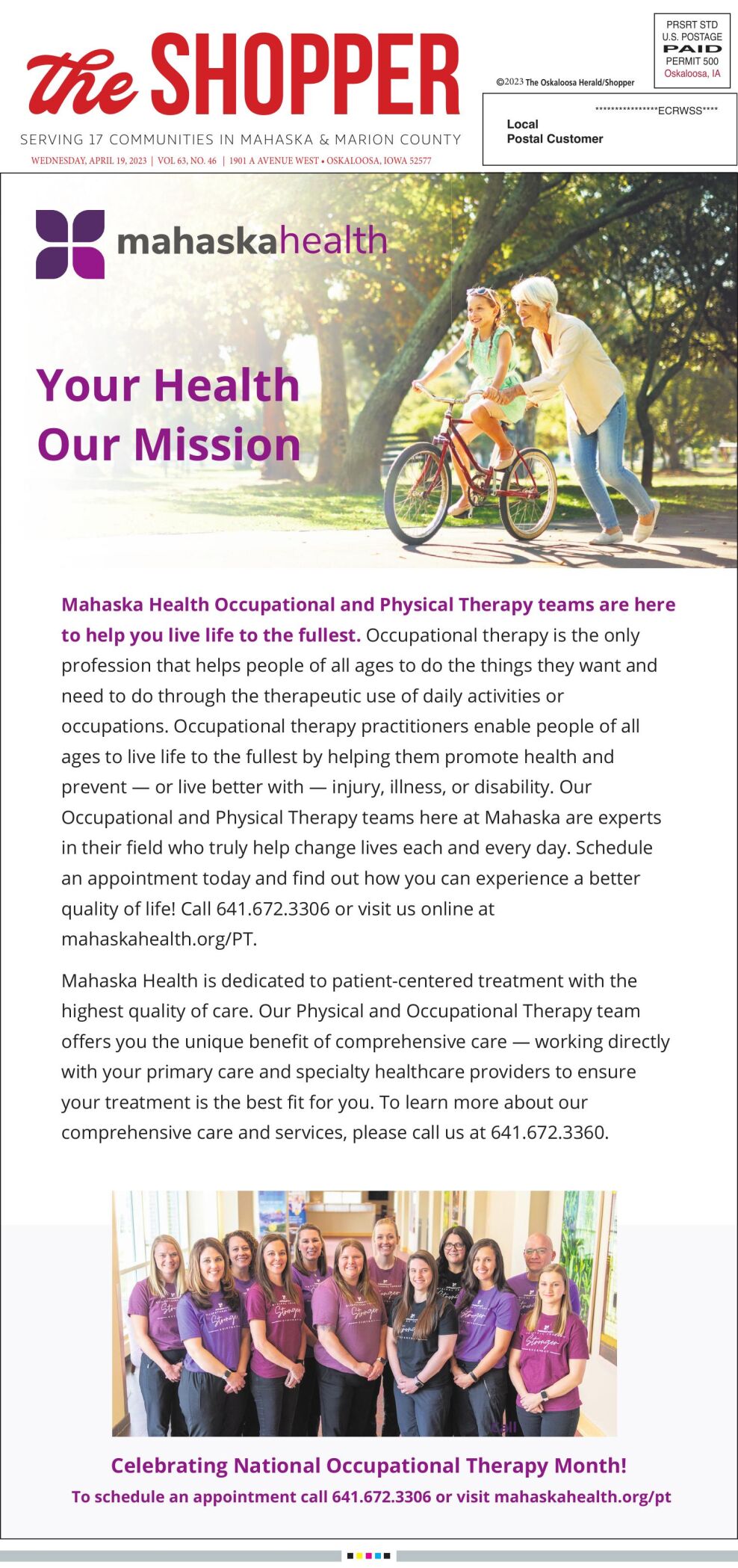 The Shopper 4-19 | Shopper | oskaloosa.com