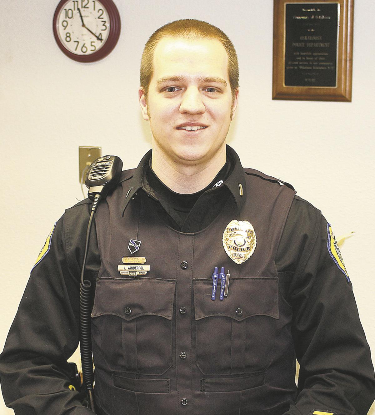 Moving on Up: Osky PD's Vanderpol promoted to lieutenant | News ...
