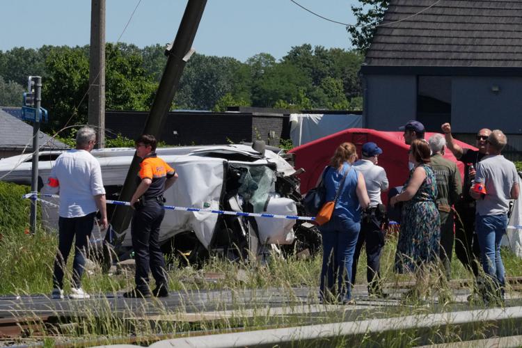 A train collides with a minibus of children in Belgium and 4 people are ...