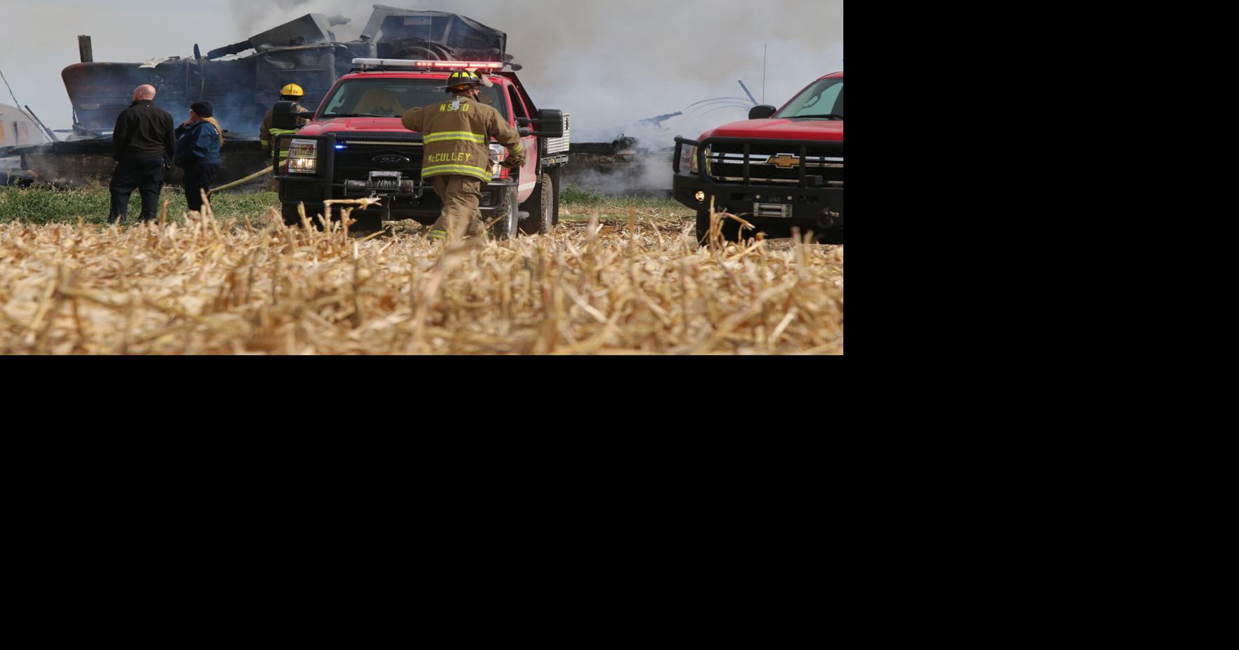 Local fire departments respond to New Sharon fire | Local News ...
