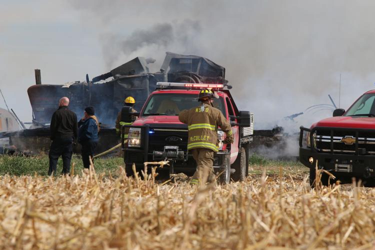 Local fire departments respond to New Sharon fire | Local News ...