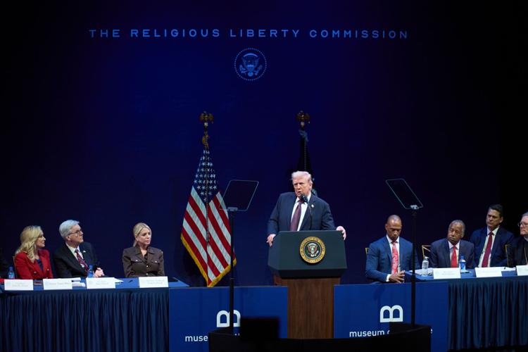 Rejecting church and state separation is on the wish list for Trump's ...