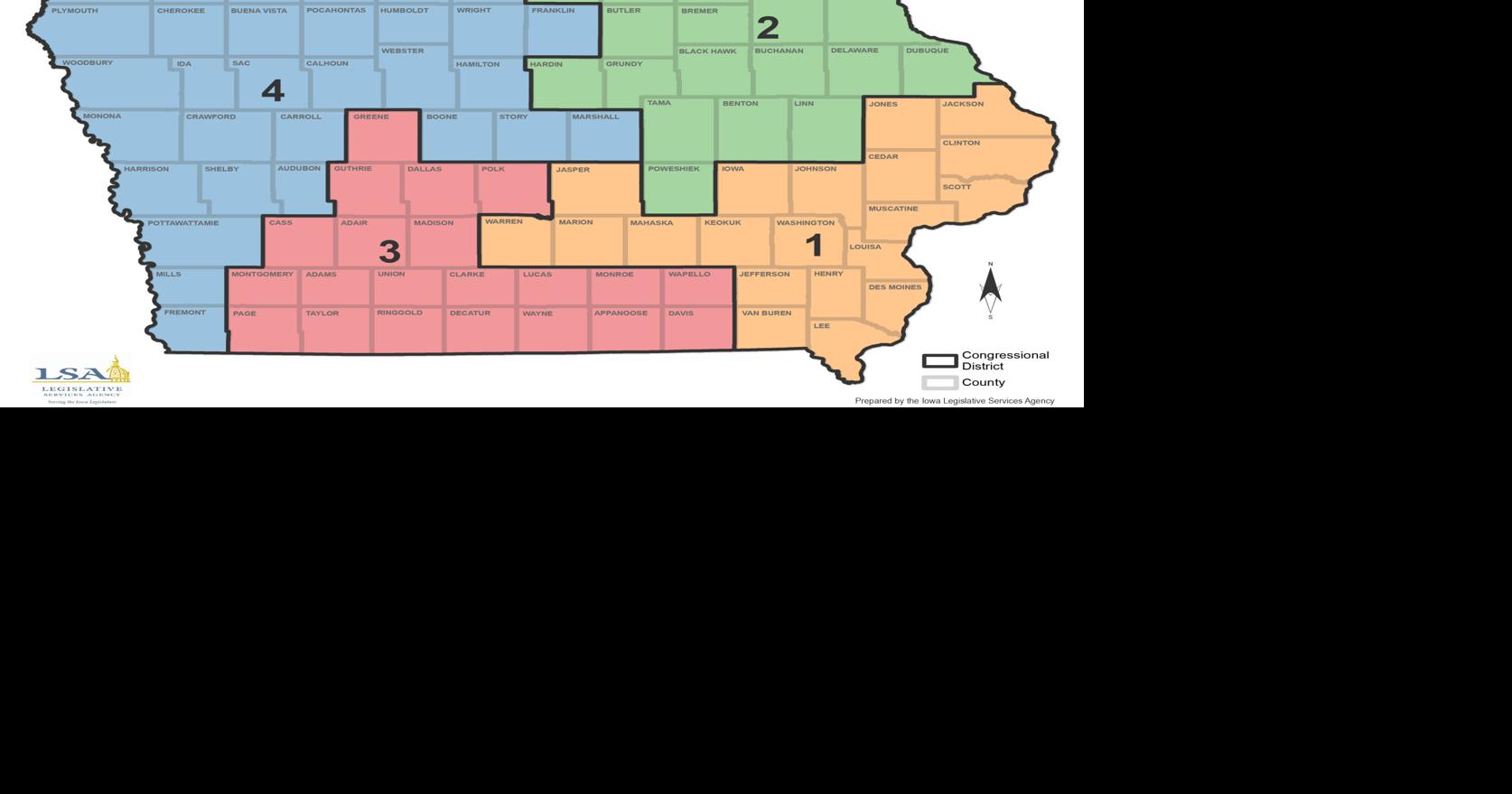 Iowa Congressional District Map | | oskaloosa.com