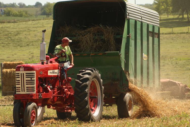 Local group demonstrates vintage oats threshing | Local News ...