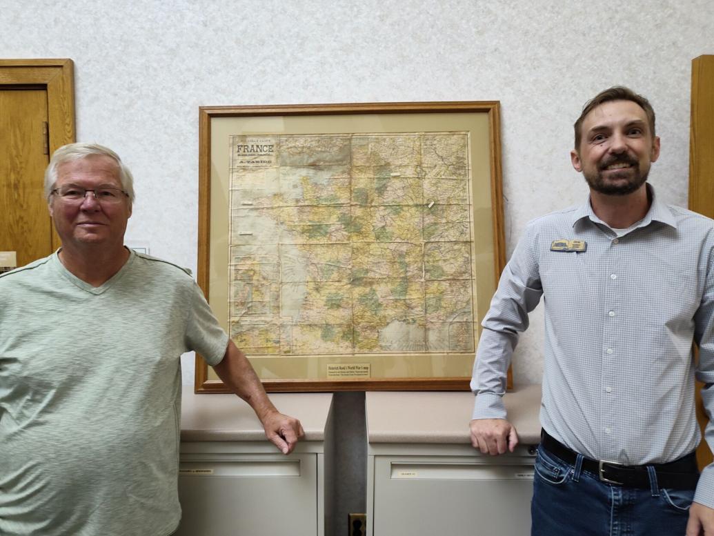 World War I map donated Pella Public Library | Local News | oskaloosa.com