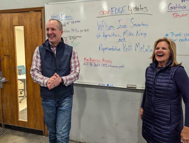 Iowa Ag. Sec. Naig impressed on Pella tour | Local News | oskaloosa.com