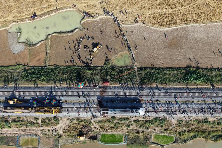 High-speed passenger train kills 7 elephants crossing railway tracks in ...