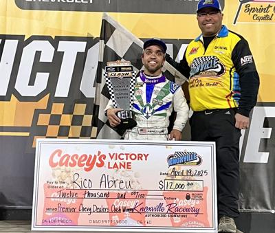 Rico Abreu holds off Larson to win Premier Chevy Dealers Clash at ...