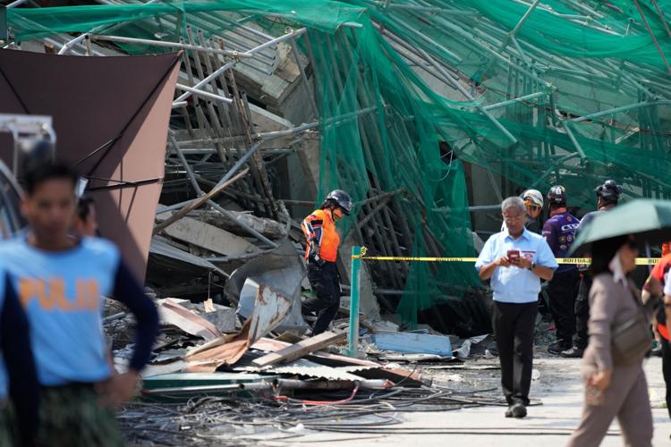 Building under construction in Philippines collapses, leaving 1 dead ...