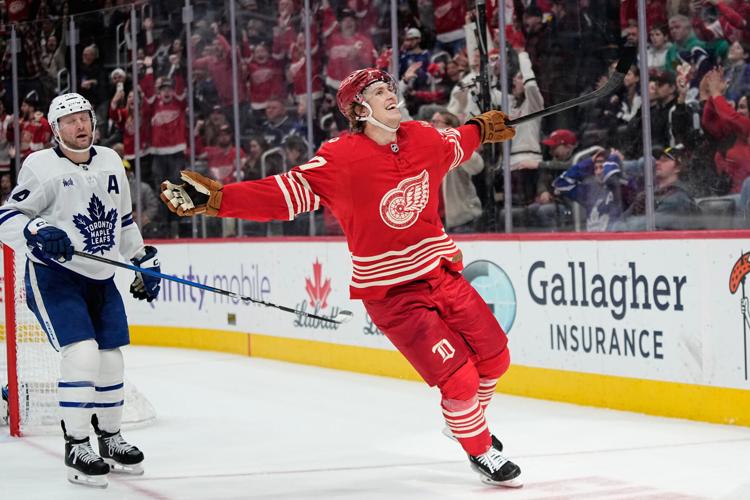 Simon Edvinsson scores winner in overtime as the Red Wings beat the ...