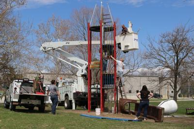Iconic 'rocket slide' to undergo repairs | Local News | oskaloosa.com