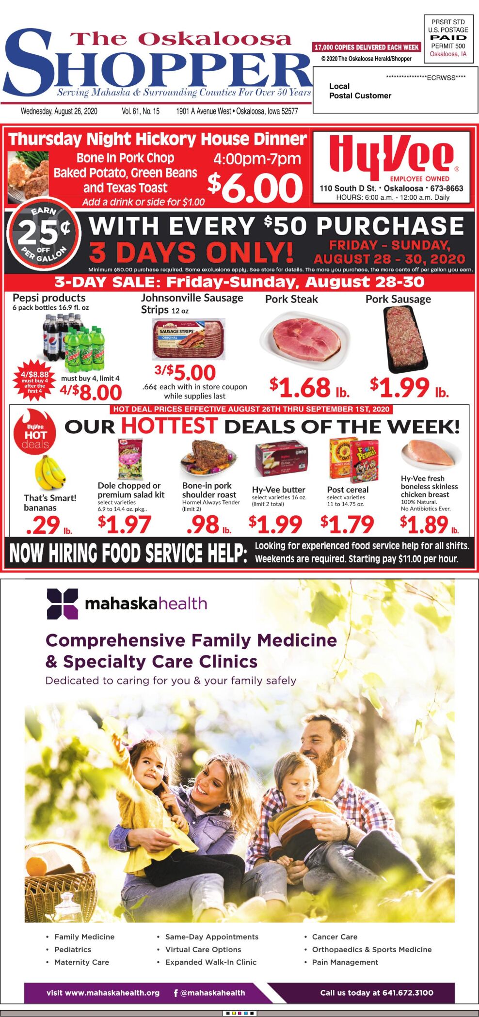 Oskaloosa Shopper week of 10/26/20 | | oskaloosa.com