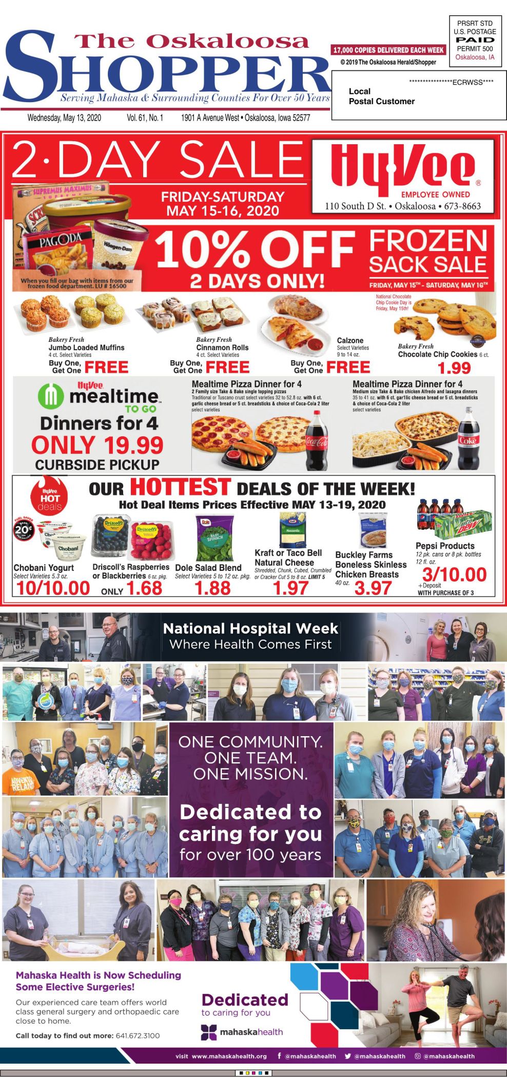 Oskaloosa Shopper week of 5/13/20 | | oskaloosa.com