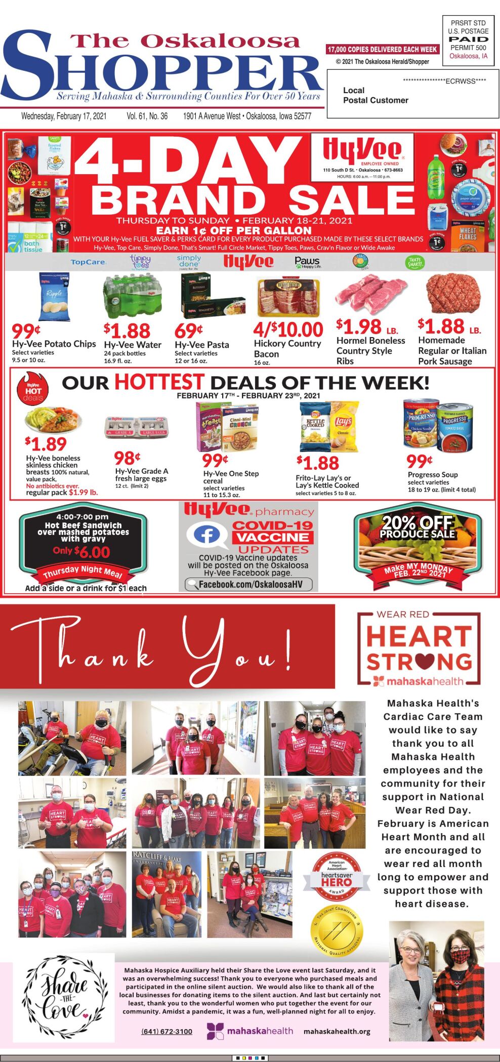 Oskaloosa Shopper week of 02/17/21 | | oskaloosa.com