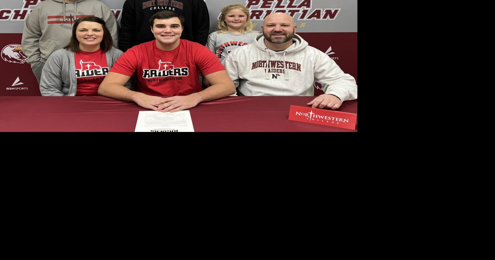 Pella Christian’s Menninga signs with Northwestern College | Pella ...