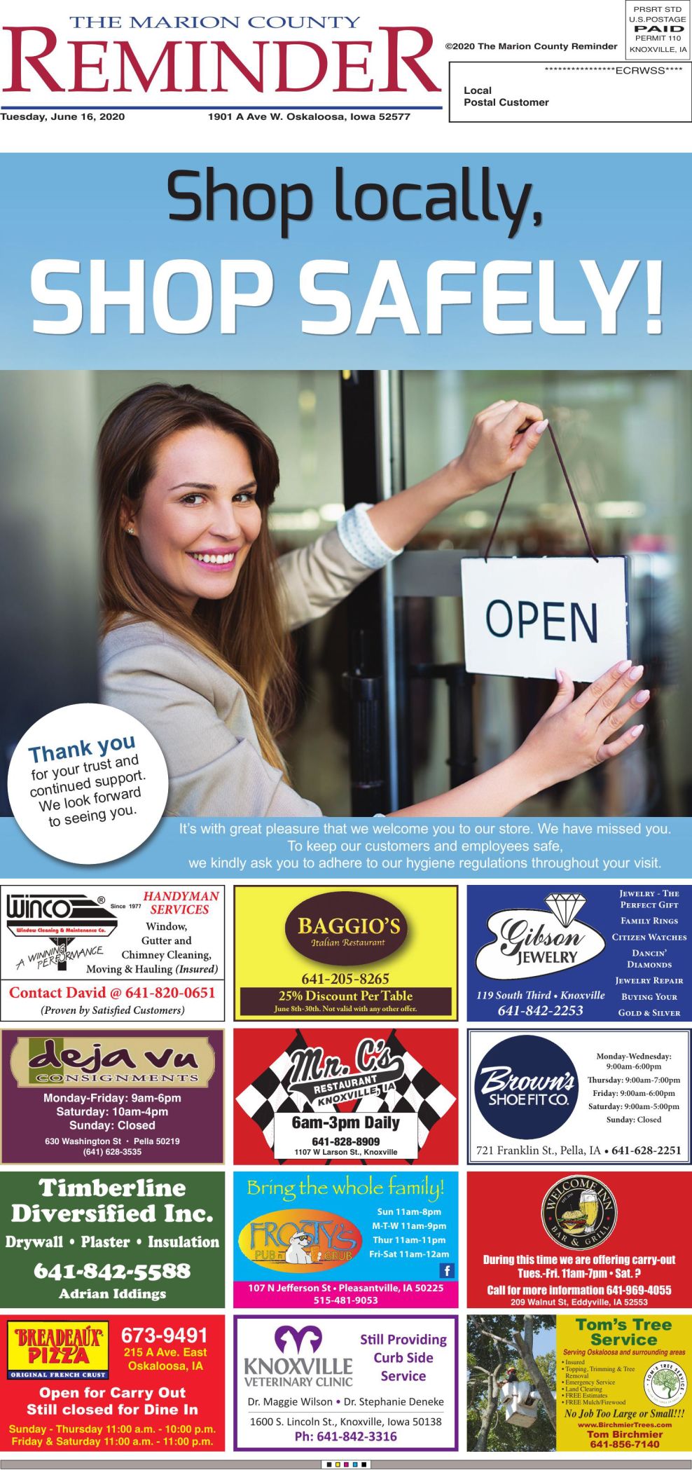 Reminder week of 6/16/20 | | oskaloosa.com