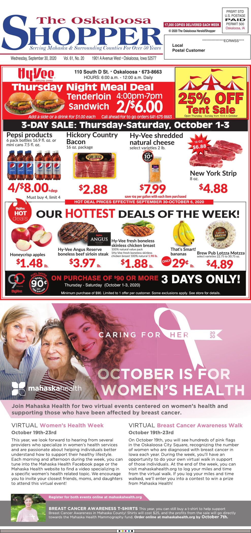 Oskaloosa Shopper 9/30/20 | | oskaloosa.com