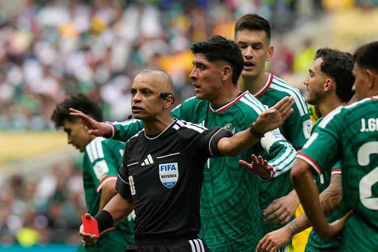 3 red cards mar opening World Cup match between Mexico and South Africa ...